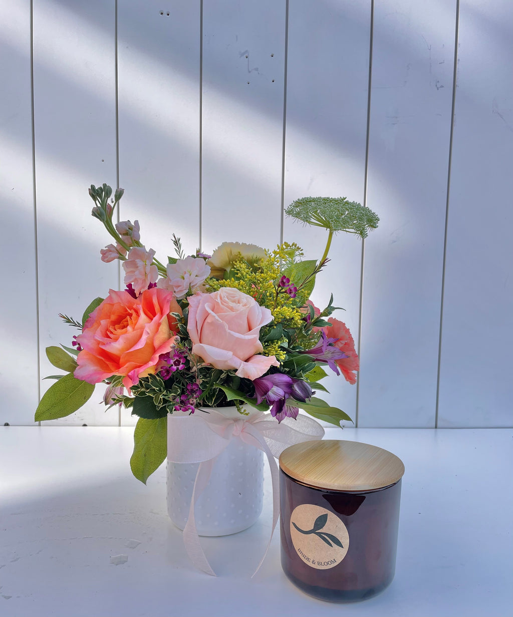 The Deborah - Flower + Candle Combo – Bride and Bloom