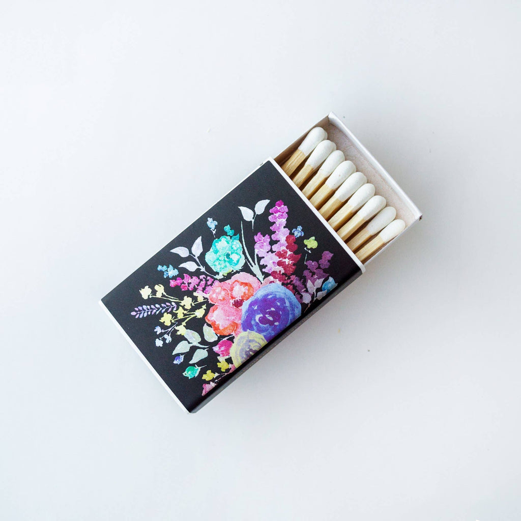 Metallic Floral Matchbox – Bride and Bloom